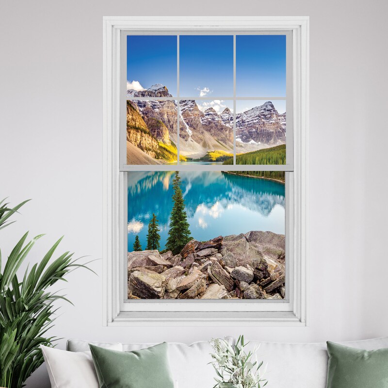 Fake Window Lake Scene - Etsy