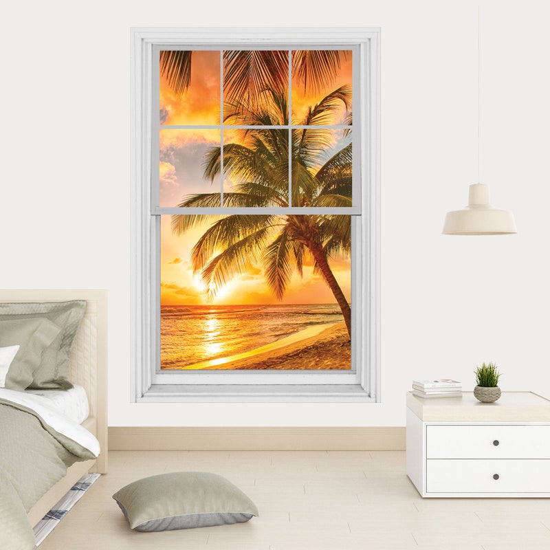 Sunset Wall Decal - Etsy