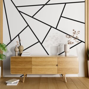 20 Pieces Geometric Line, Gold Line Wall Stickers, More Colors ...