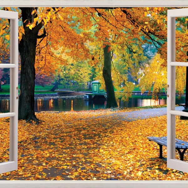 3d Window Wall Decal - Etsy