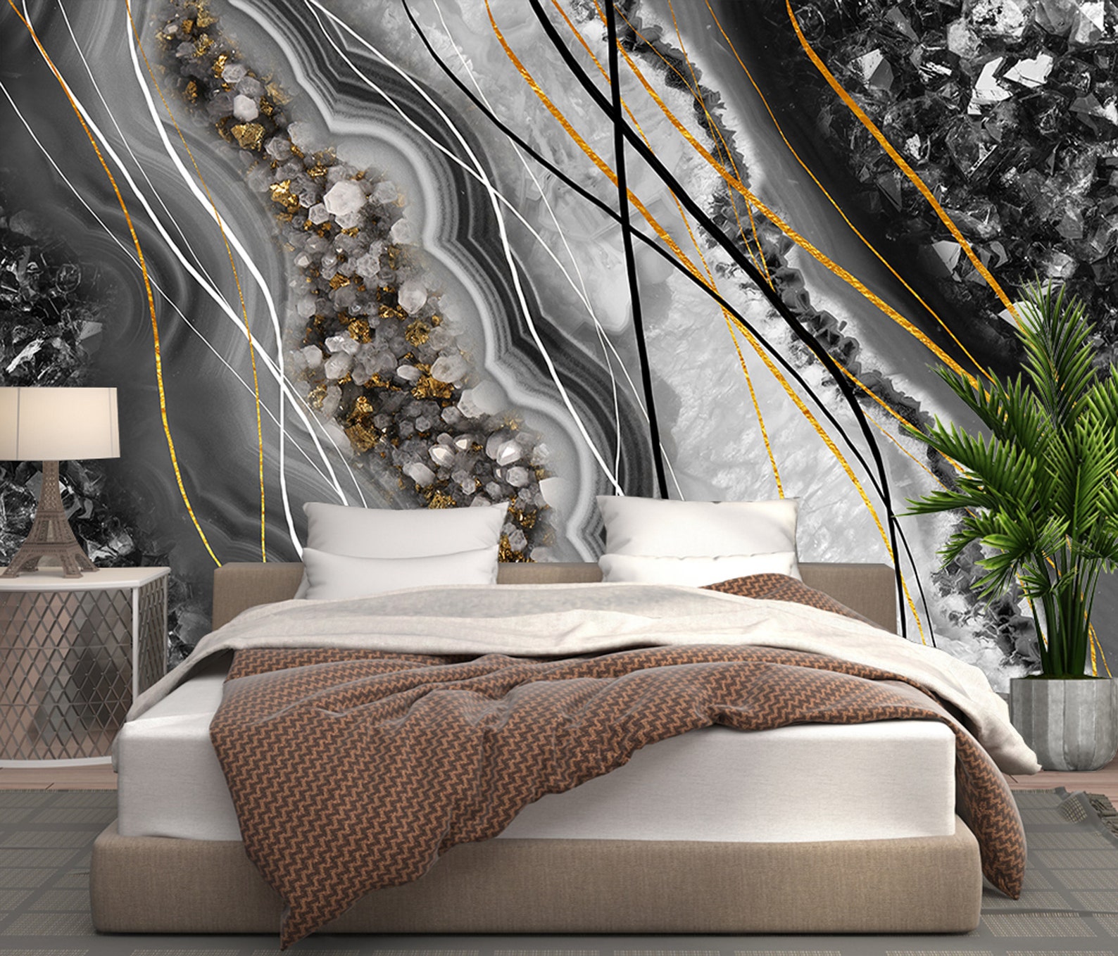 Agata Slice Marble Wallpaper II Abstract Marble Wallpaper II - Etsy