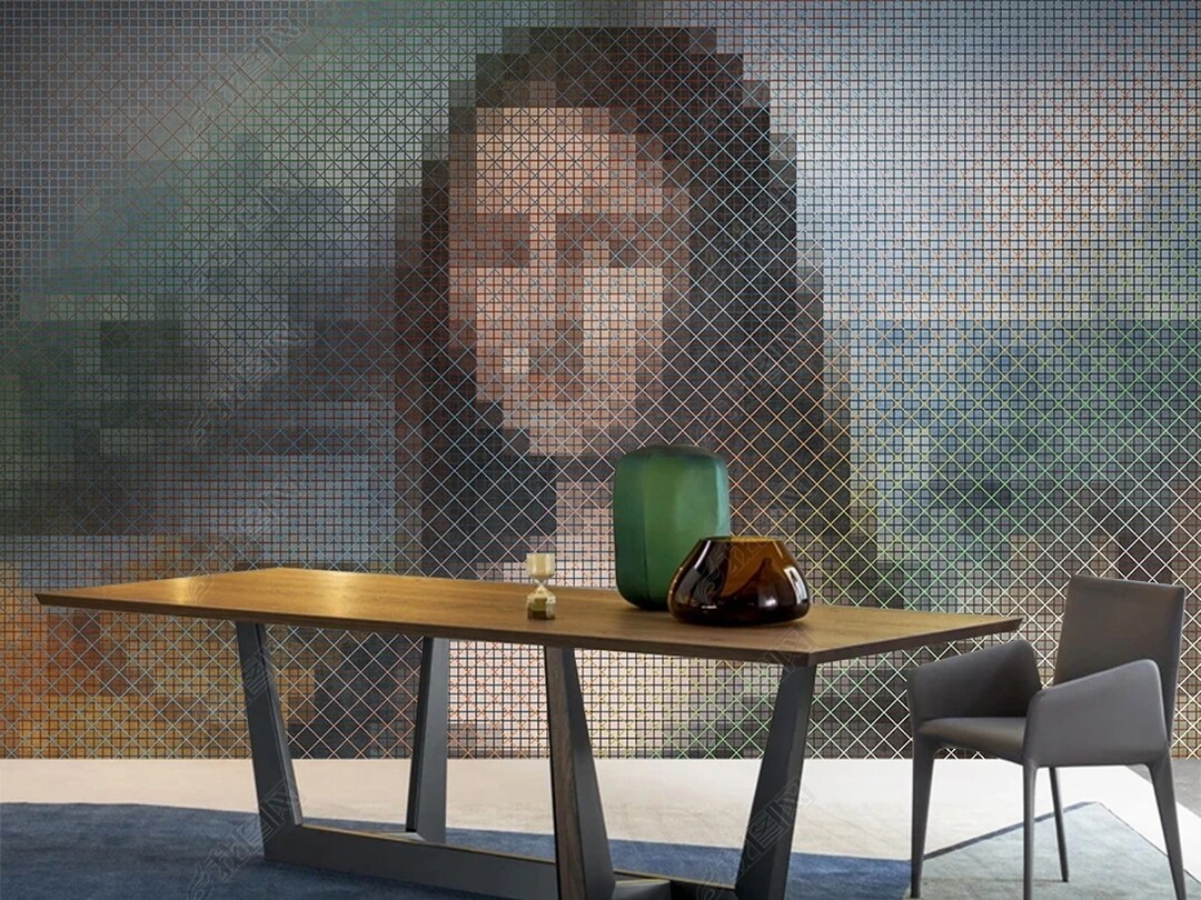 Mona Lisa Wallpaper Mona Lisa Wall Mural Mona Lisa Figure Etsy