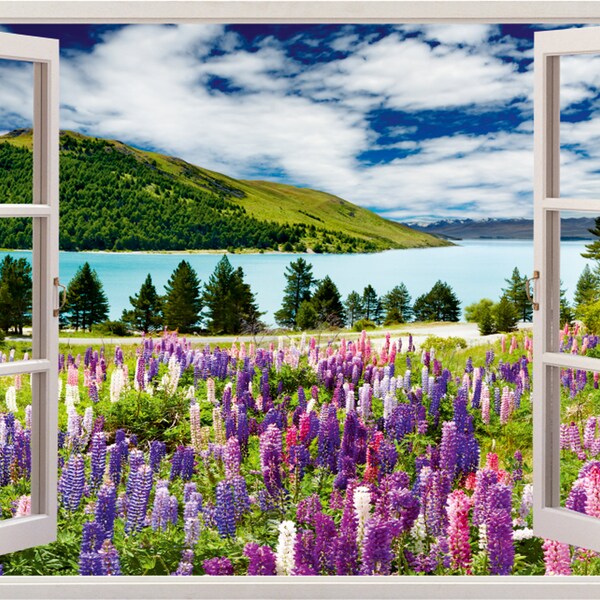 3d Window Wall Decal - Etsy