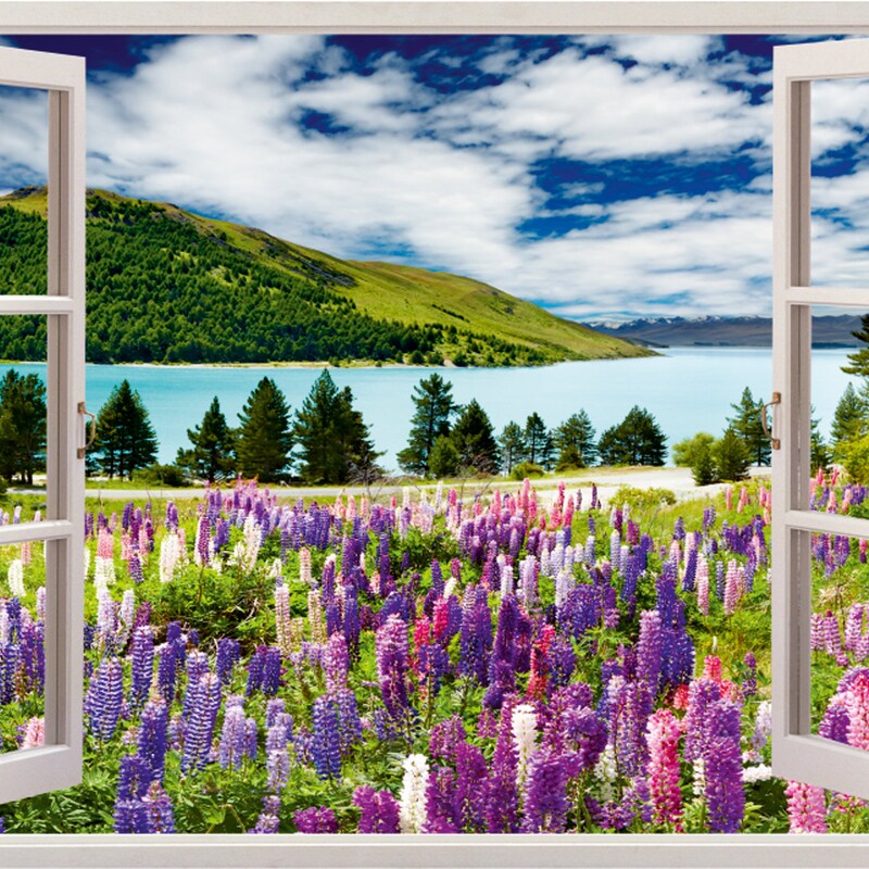 3d Window Wall Decal - Etsy