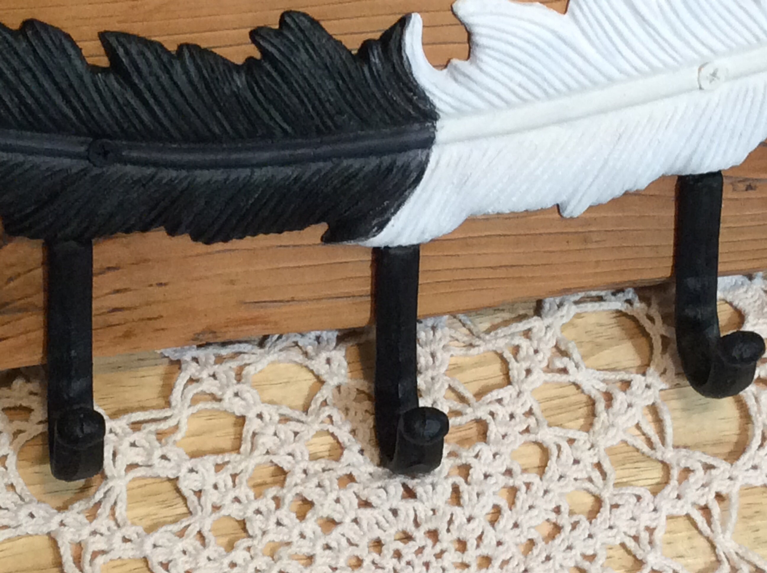 Reclaimed Wood Coat Rack , Eagle Feather Coat Hook, Clothes Hook - Etsy