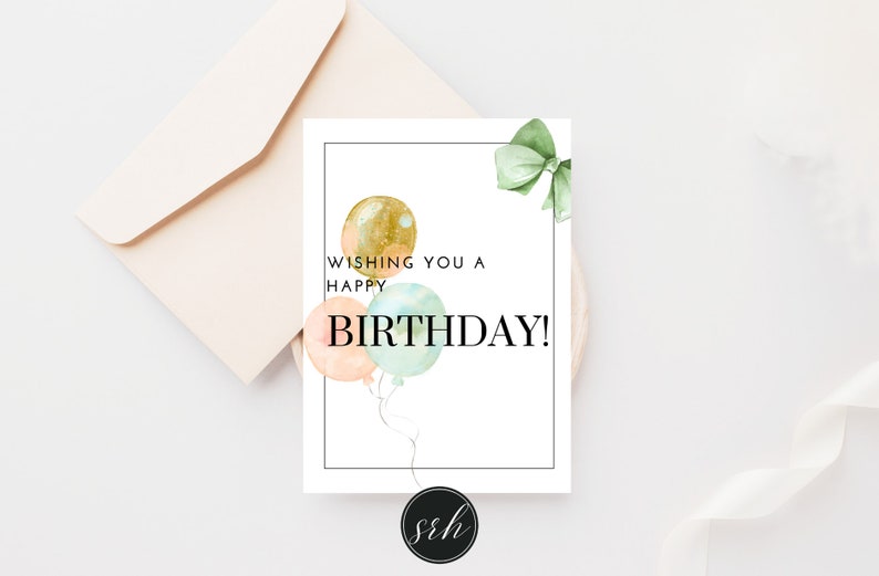 Gender Neutral Happy Birthday Card - Etsy