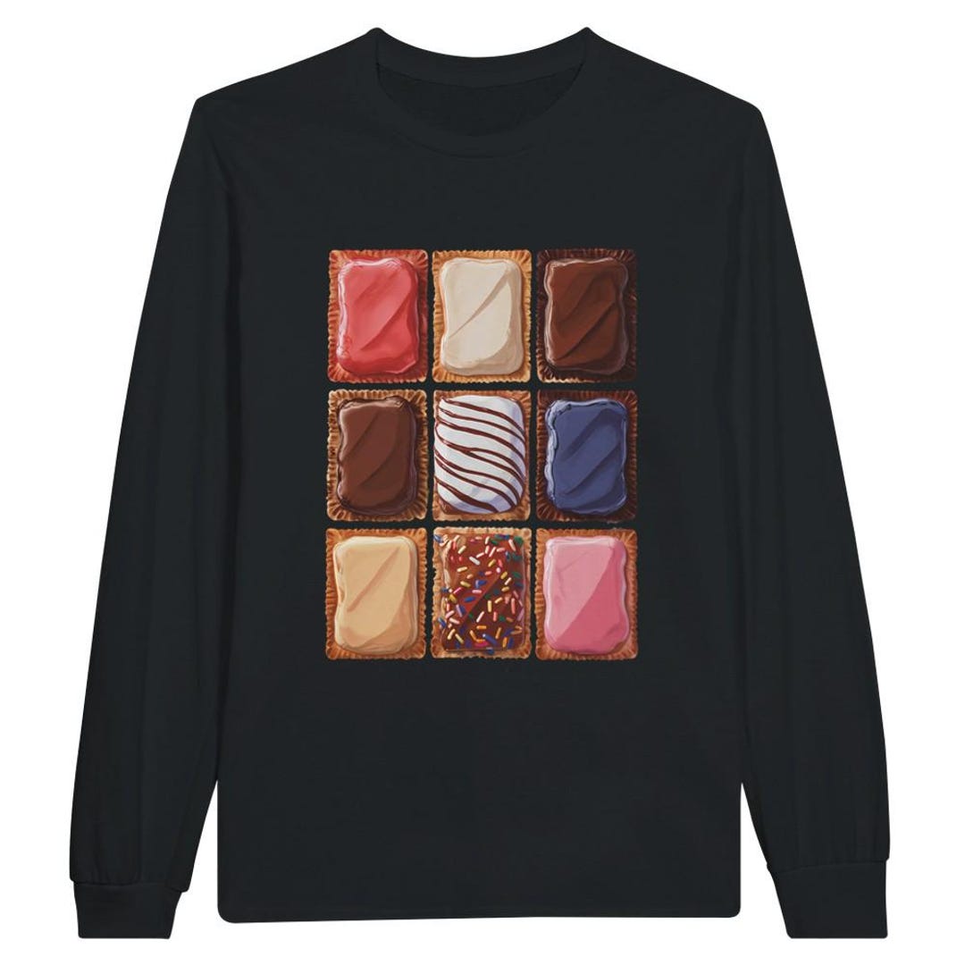 Flavored Pop Tart Unisex Long-sleeve T-shirt, Pop Tart Long-sleeve Tee ...