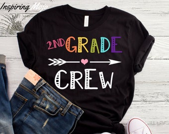 Second grade teacher shirt | Etsy
