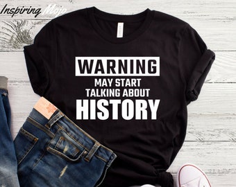 History shirt | Etsy