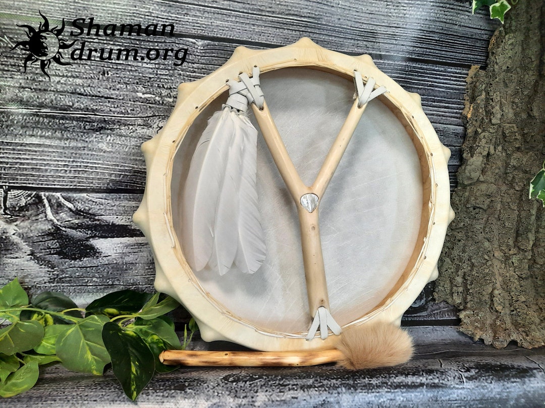 Woman Shaman Gift Shamanic Drum ANGEL Sound Therapy, Tambour ...