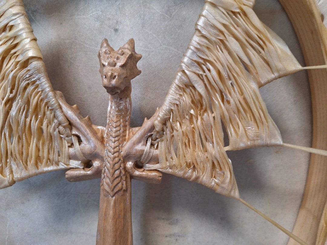 Dragon Drum, Shamanic Drums, Ready Drum From Ukraine - Etsy