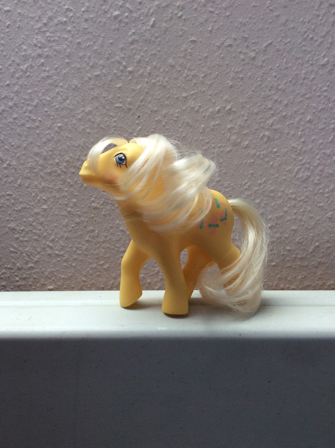 Vintage 1984, Yellow, My Little Pony, G1 Posey - Etsy
