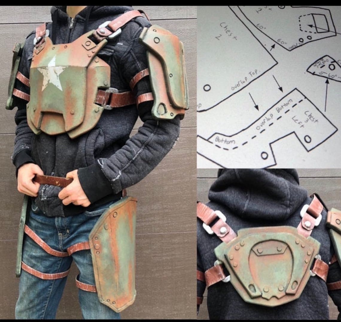 Fallout 4 Combat Armor Templates and Instructions - Etsy