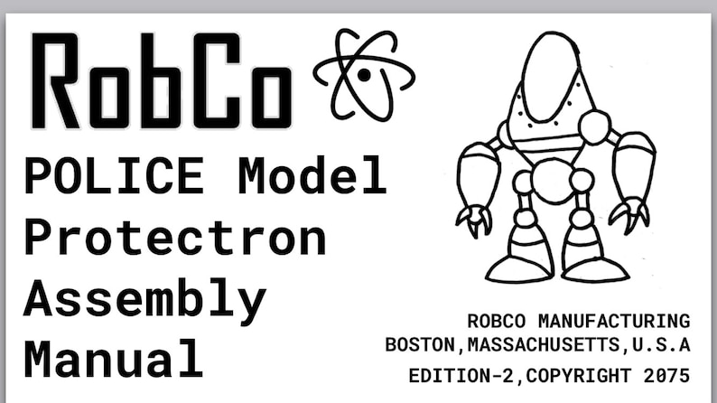 Fallout Protectron Build Templates (foam) and Instructions - Etsy