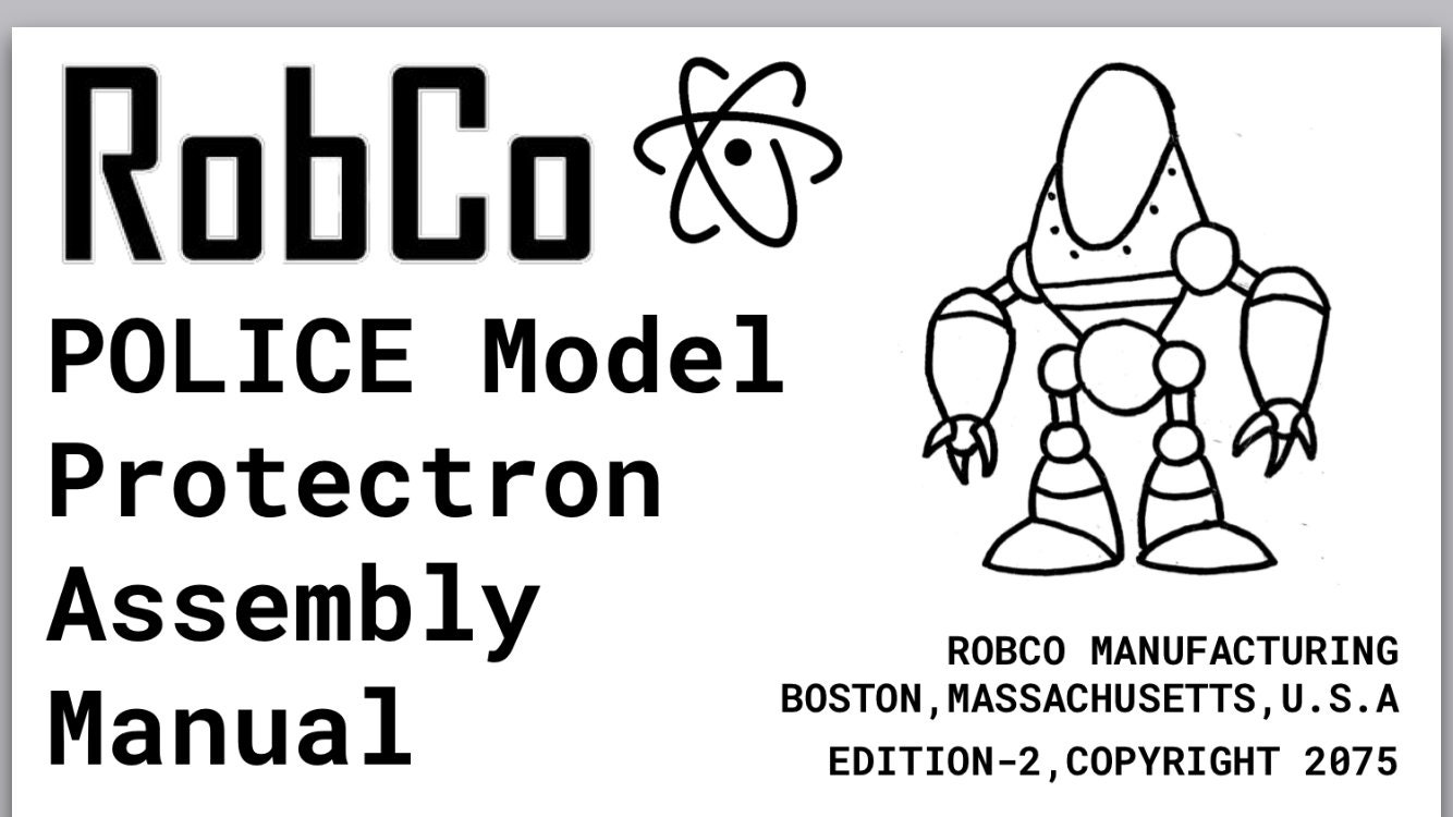 Fallout Protectron Build Templates (foam) and Instructions - Etsy