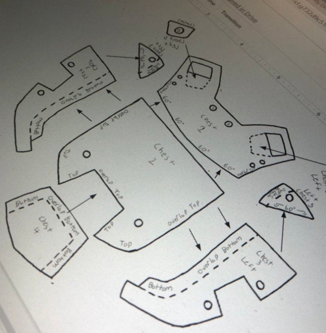 Fallout 4 Combat Armor Templates and Instructions - Etsy