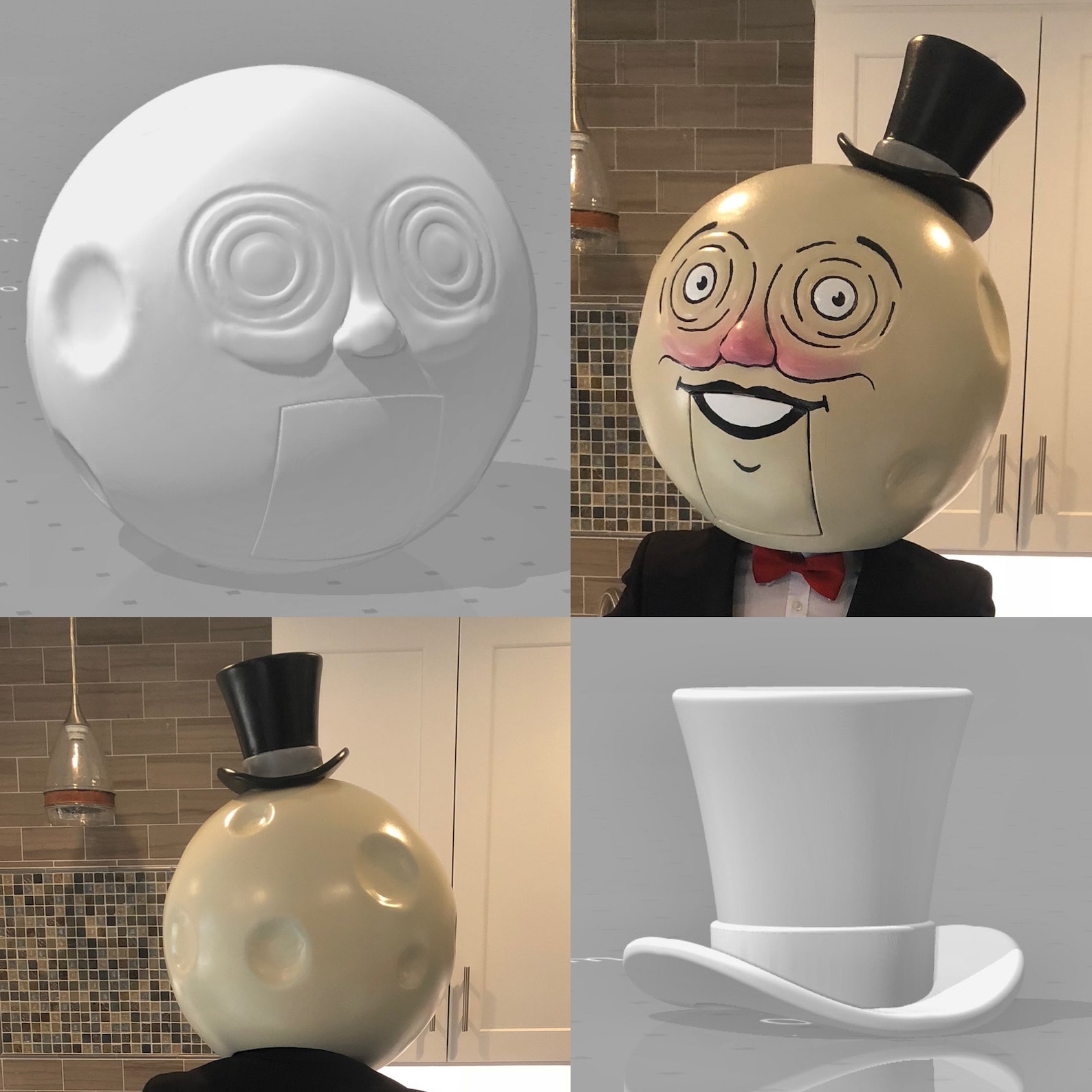 Outer Worlds Moon Man Head 3D Files - Etsy Australia