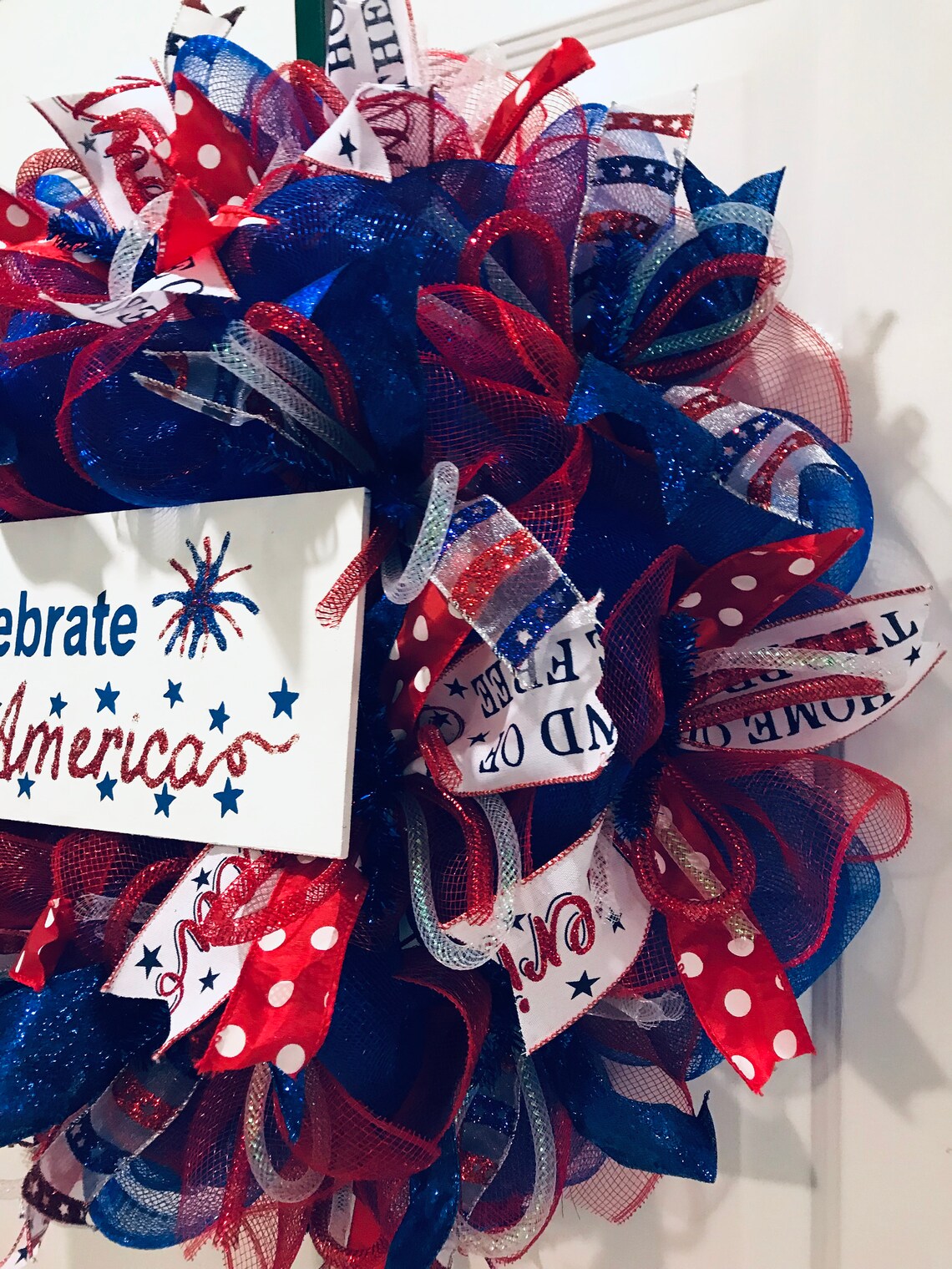 Celebrate America Wreath - Etsy