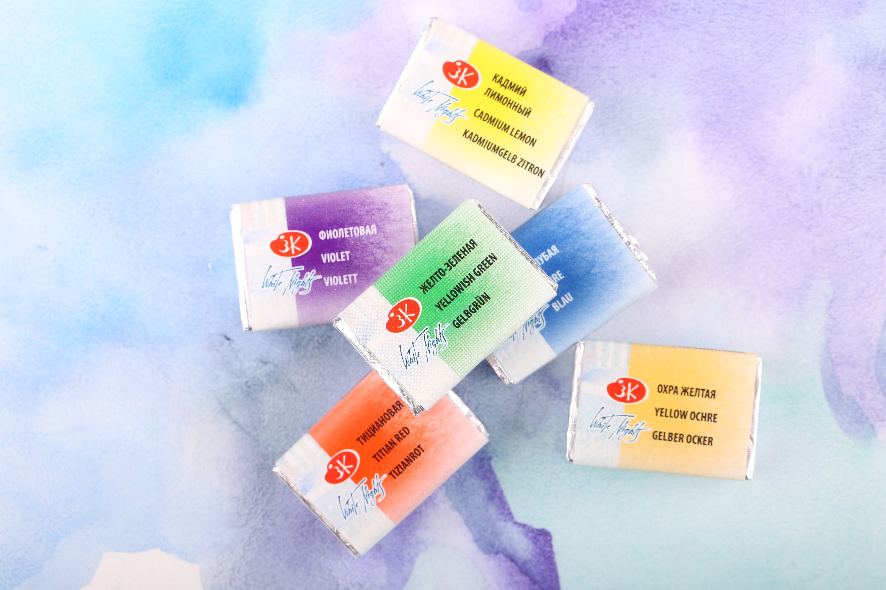 White Nights ALL Colors Full 25ml Pans. Watercolor Paints - Etsy