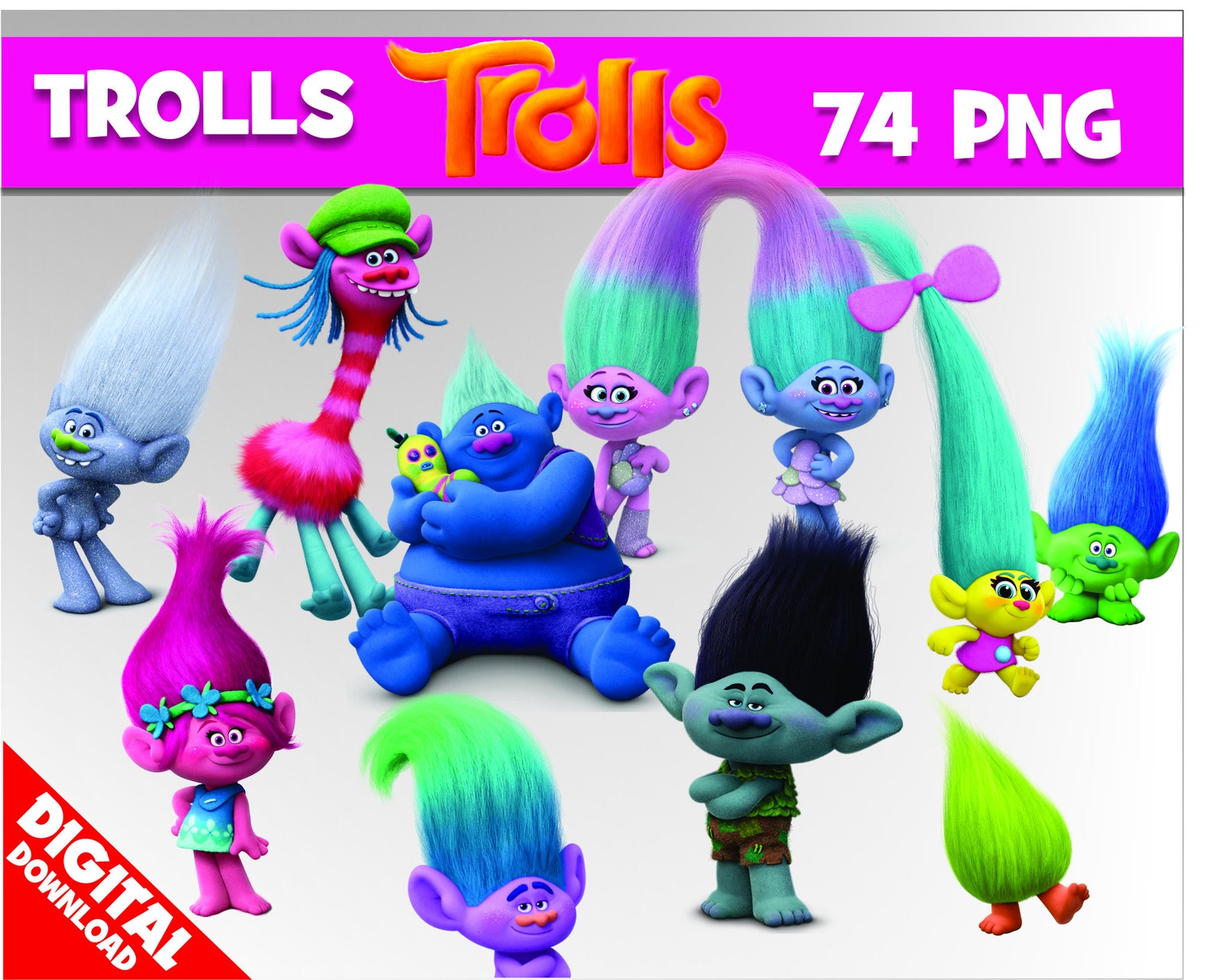 74 Trolls Clipart Images Digital Trolls Png Graphics Transparent ...