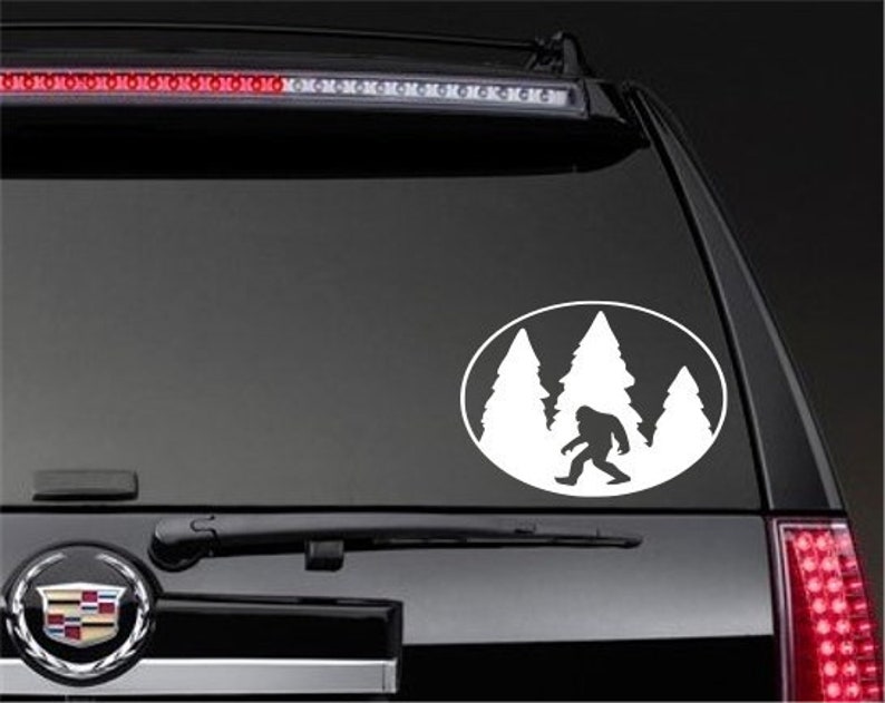 Big Foot Decal Sasquatch Car Window Decal Believe - Etsy