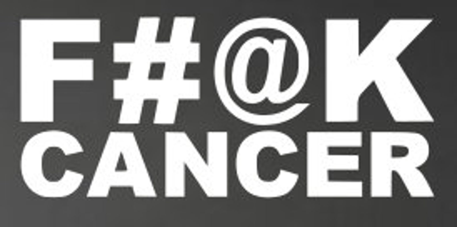 F#@CK CANCER - Decal - Window Sticker - Laptop - Car Accessories ...