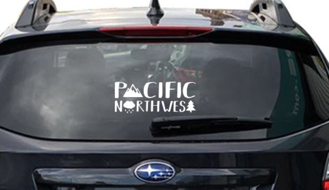 Pacific Northwest - Decal - PNW - Window Sticker - Accessories - Gift ...