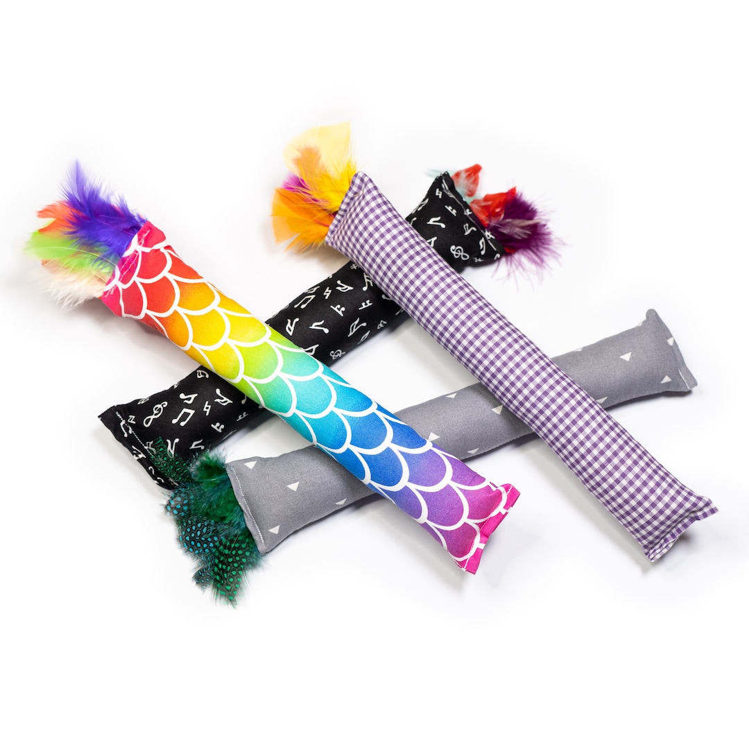 Kicker Toys W/ Feathers - Organic Catnip - Etsy