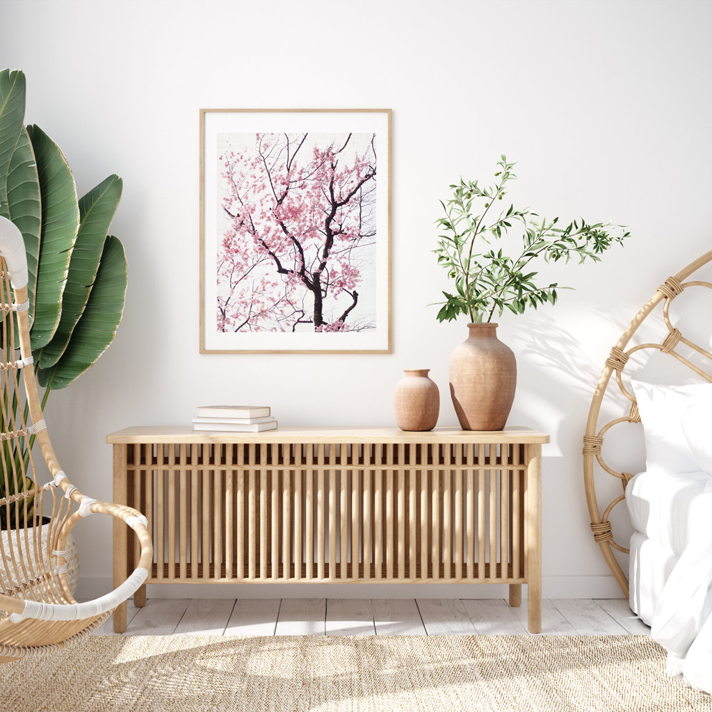 Cherry Blossom Tree Print Botanical Wall Art Pink Flower | Etsy