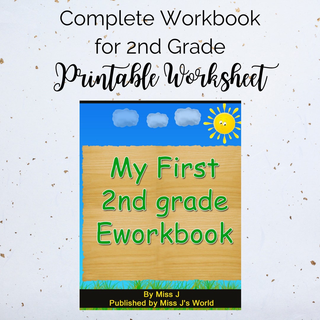 Complete 130 Pages Workbook for 2nd Grade Printable Exercise Worksheet ...