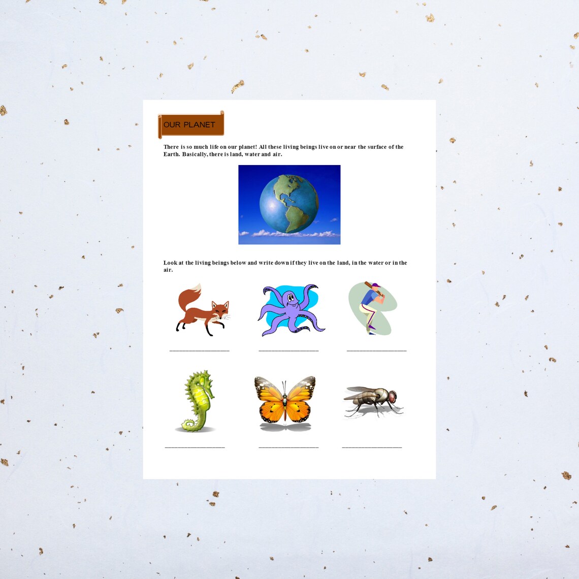 Living and Non-living Things - Science Workbook for Kindergarten ...