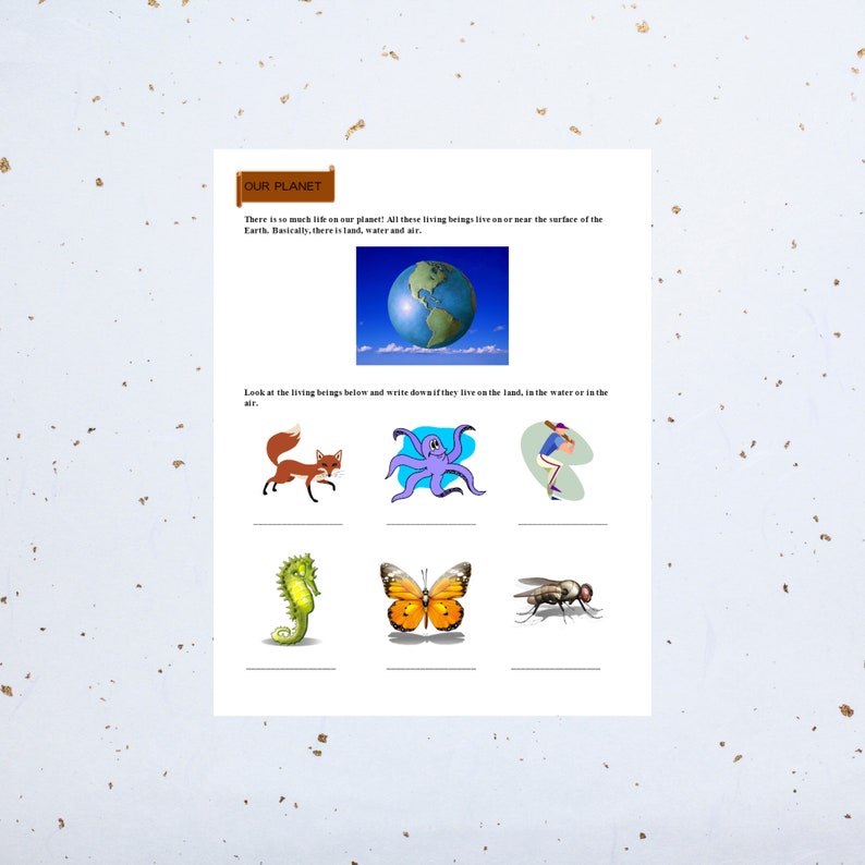 Living and Non-living Things - Science Workbook for Kindergarten ...
