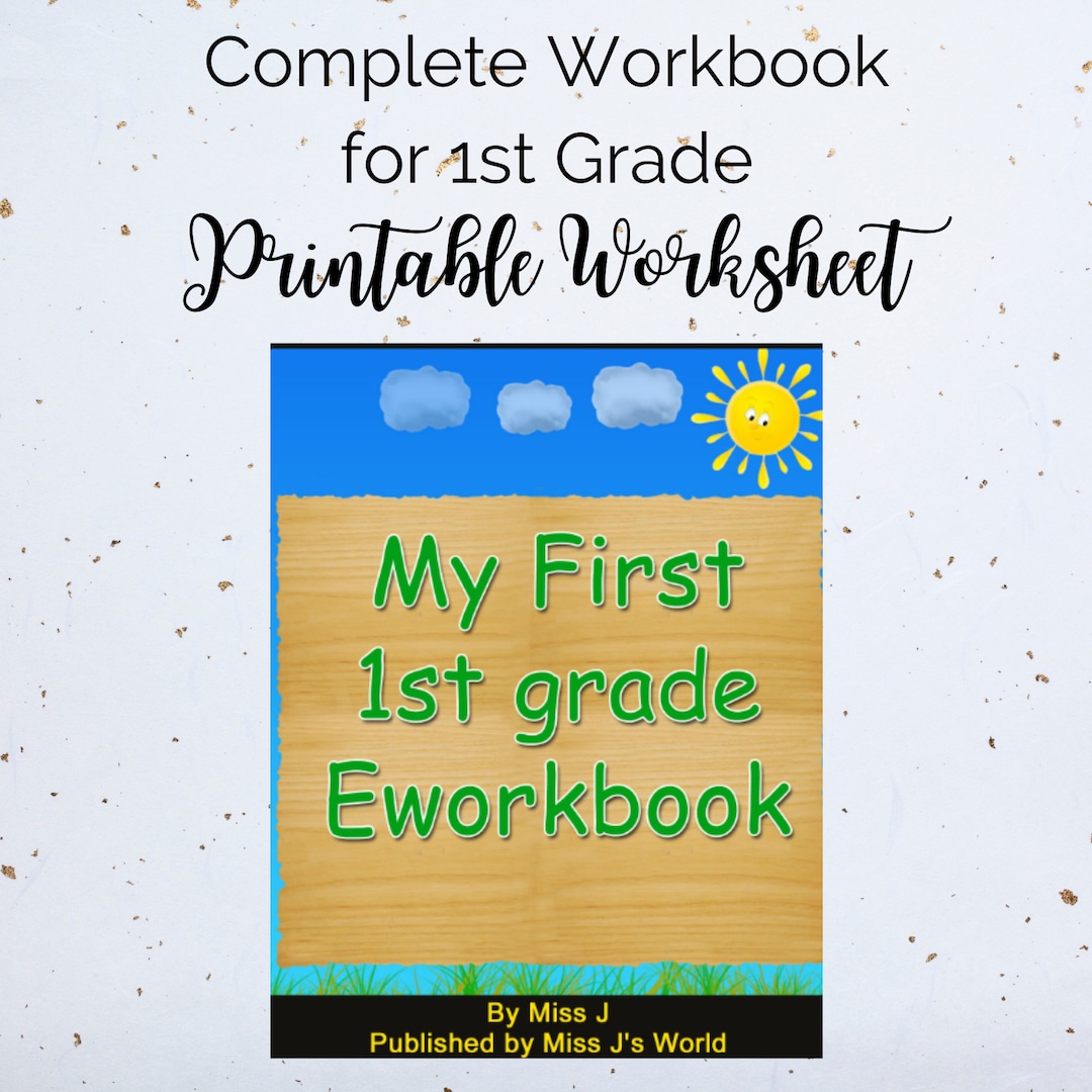 Complete 27 Pages Workbook for 1st Grade Printable Exercise Worksheet ...
