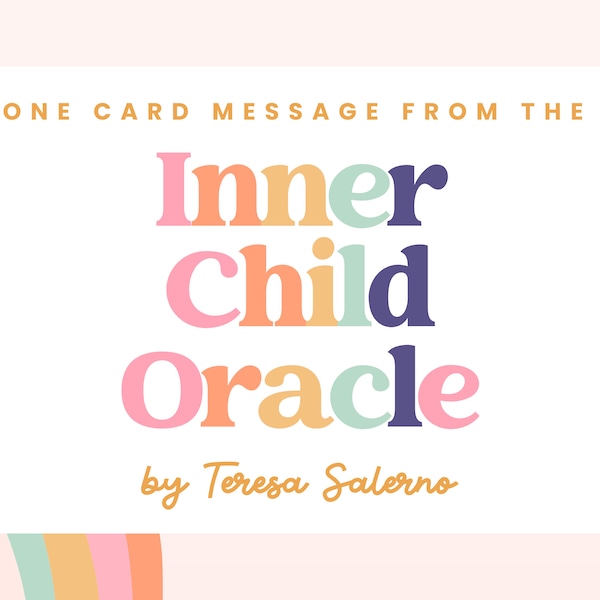 Inner Child Oracle Card - Etsy