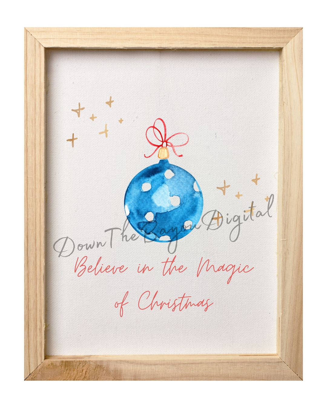 Christmas Ornament Print Christmas Wall Art Christmas - Etsy