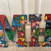 Superhero Wall Letters Nursery Letters Wooden Letters Super | Etsy