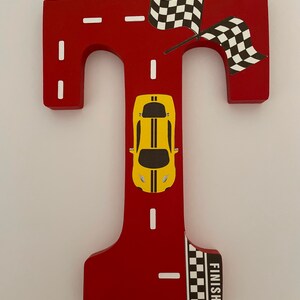 Cruz Nursery Letters Nascar Nursery Letters Wood Letters Race Car ...