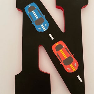 Cruz Nursery Letters Nascar Nursery Letters Wood Letters Race Car ...