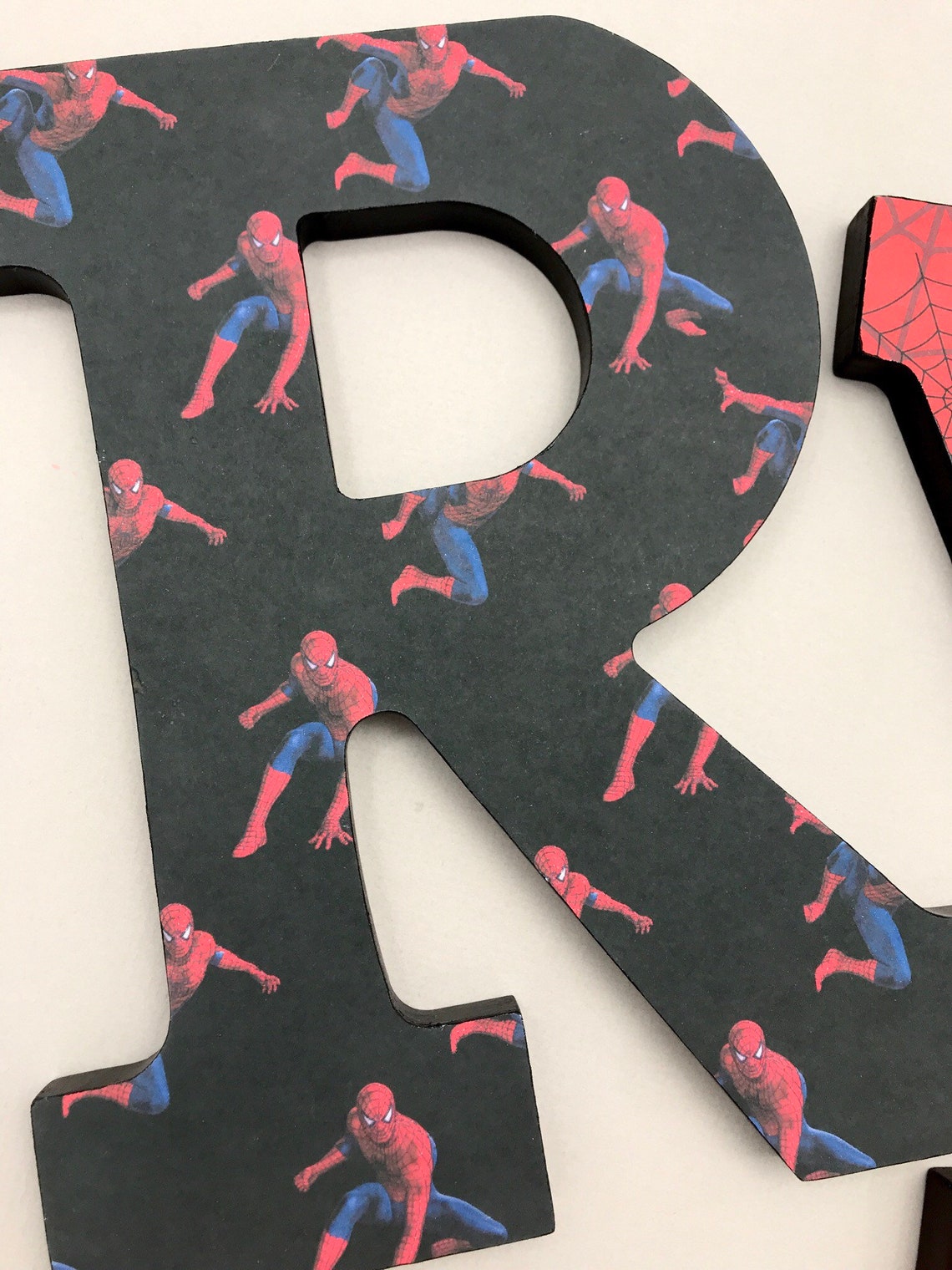 Boys Superhero Nursery Letters Spiderman Wall Letters Boys | Etsy