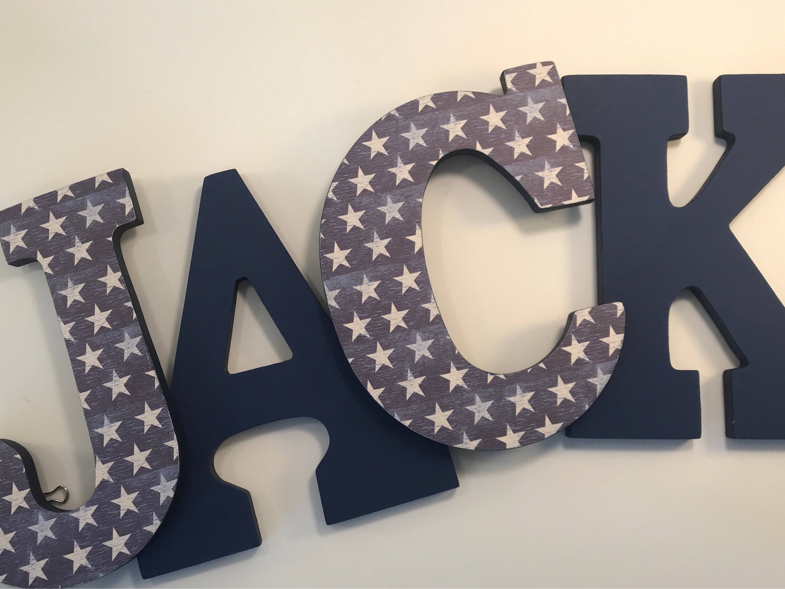 Boy Nursery Letters Boys Navy Nursery Letters Boys Wall - Etsy