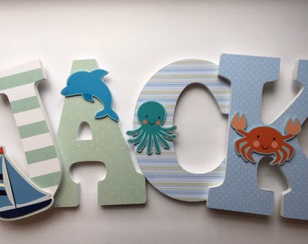 Under the Sea Letters - Etsy