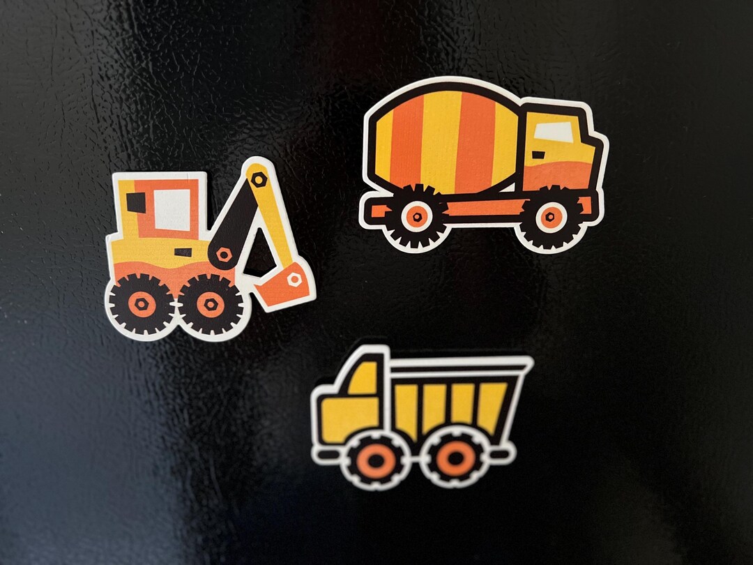 Magnets Construction Themed Magnets - Etsy
