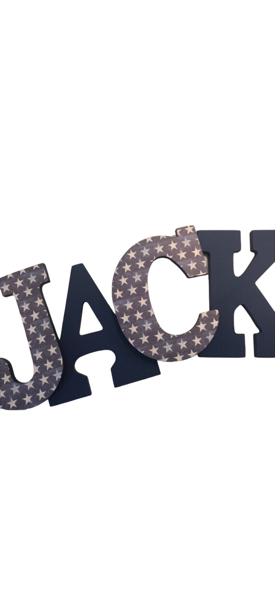 Boy Nursery Letters Boys Navy Nursery Letters Boys Wall - Etsy