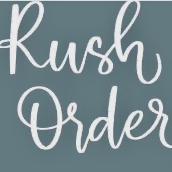 Rush Order Signs - Etsy