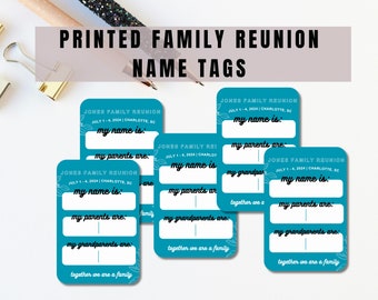 Family Reunion Name Tags Printable Reunion Nametags With Family Tree ...