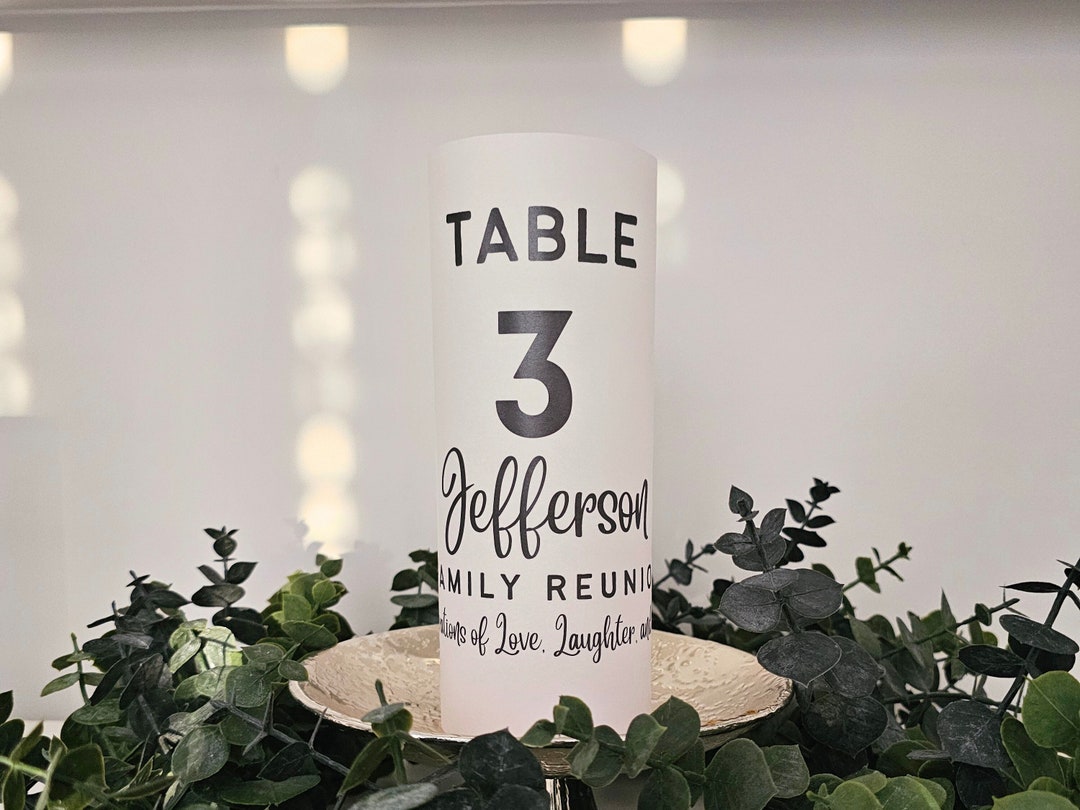 Family Reunion Table Centerpieces Set of 12 - Etsy UK