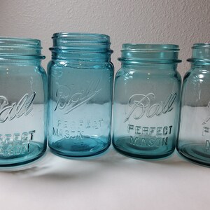 Set of 9 Ball Mason Jars. - Etsy