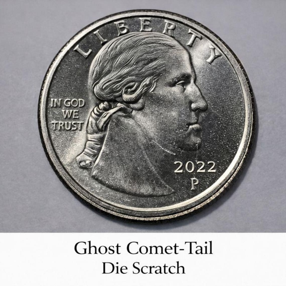 2022-P Sally Ride Quarter: "drooling George" Error & Ghost Comet Tail ...