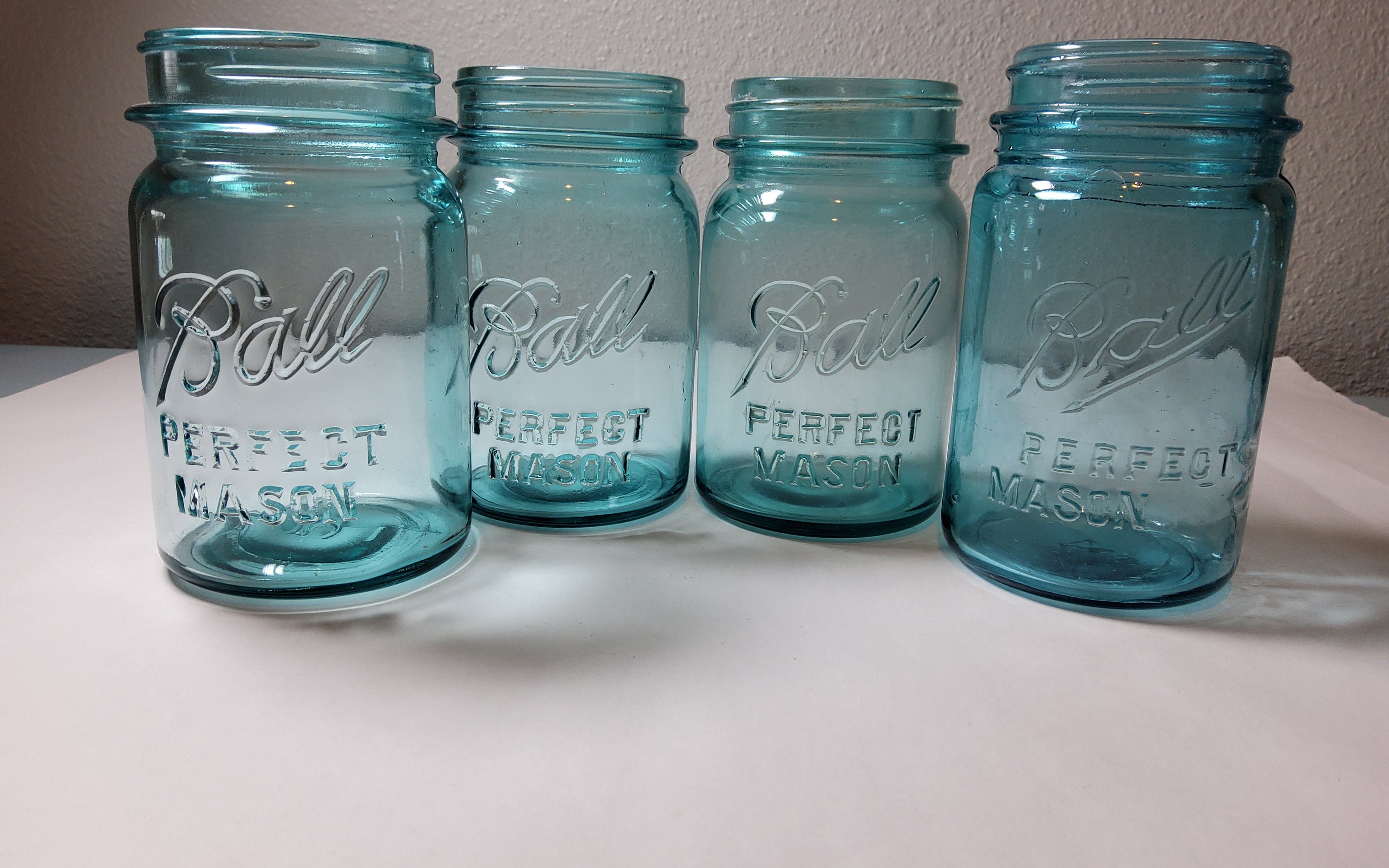 Set of 9 Ball Mason Jars. - Etsy