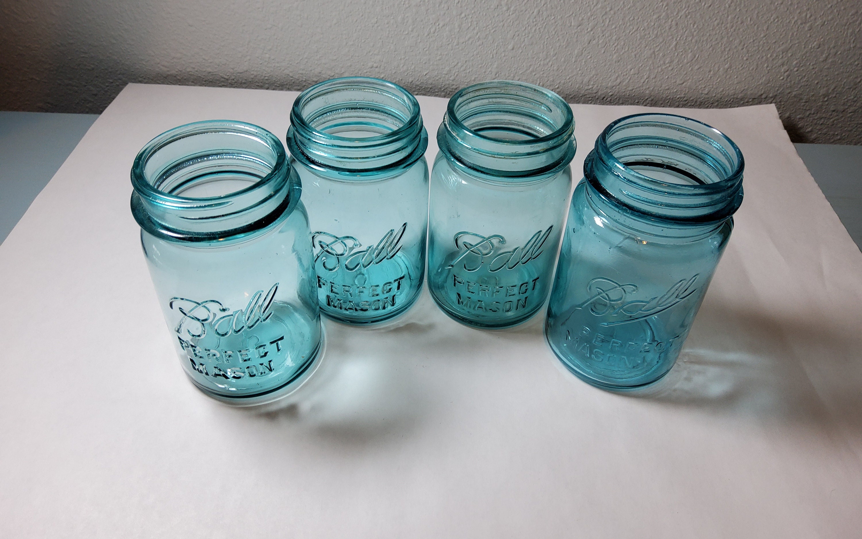 Set of 9 Ball Mason Jars. - Etsy